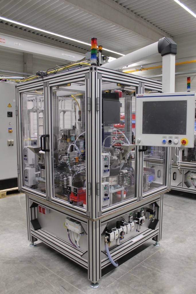 Laserschweißanlage für Ventilsitze – EVB Automation GmbH