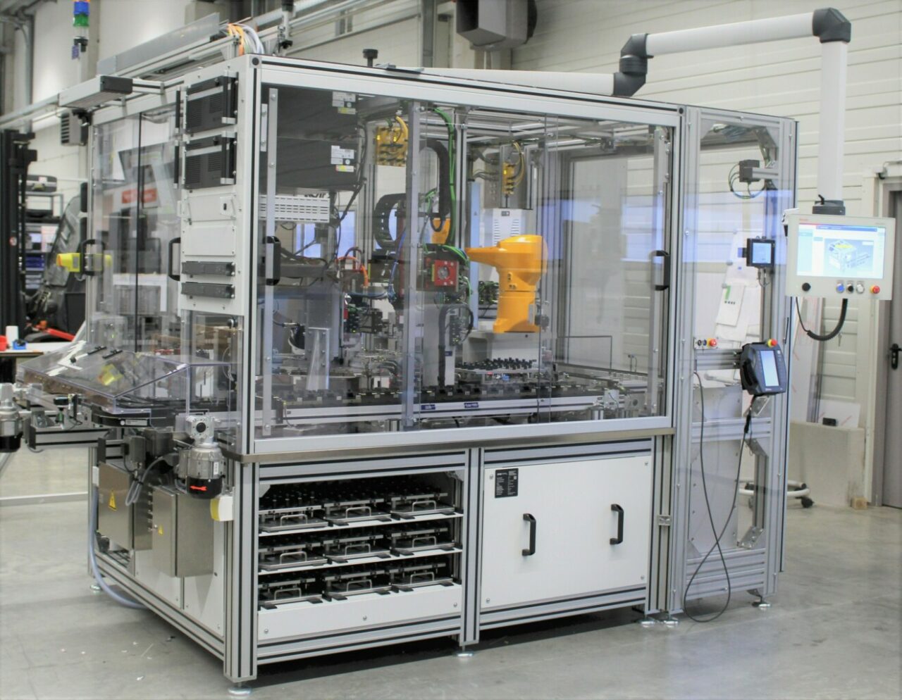 AOI mit Palettierer – EVB Automation GmbH